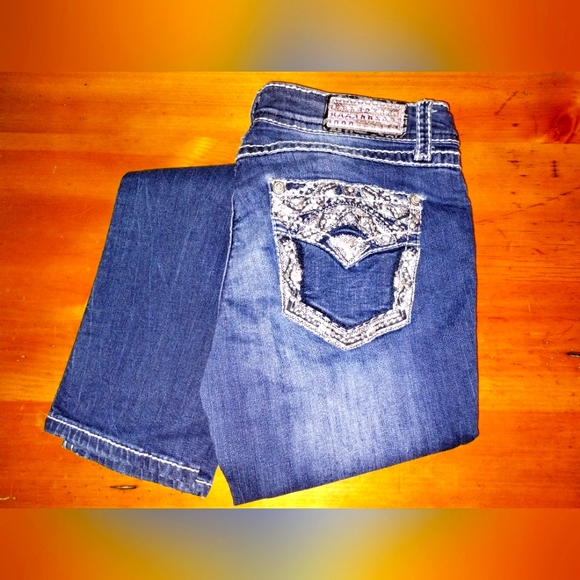 Grace in LA | Jeans | Womens Grace In La Dark Wash Embellished Thick ...